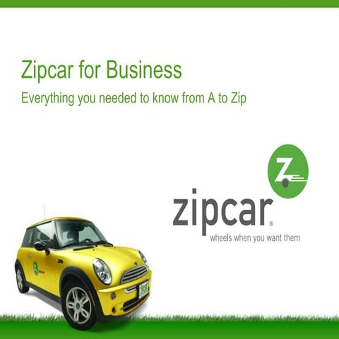 Zipcar for Business | PDF