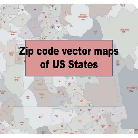 Zip code vector maps | PPT