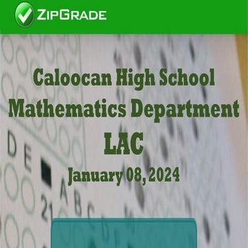 The presentation is about how to utilize zipgrade. | PPTX