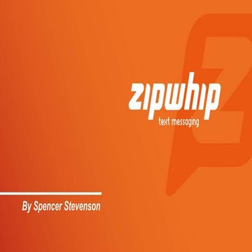 Zipwhip presentation | PPTX | Email | Internet