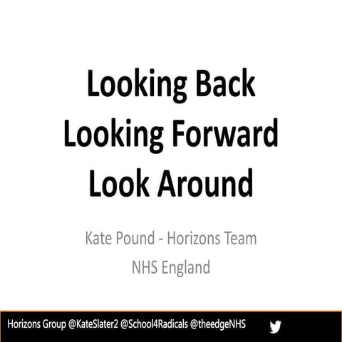 Looking Back, Looking Forward, Look Around | PPT
