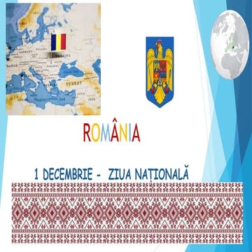 ZIUA NATIONALA A ROMANIEI 1 decembrie 1918 | PPTX