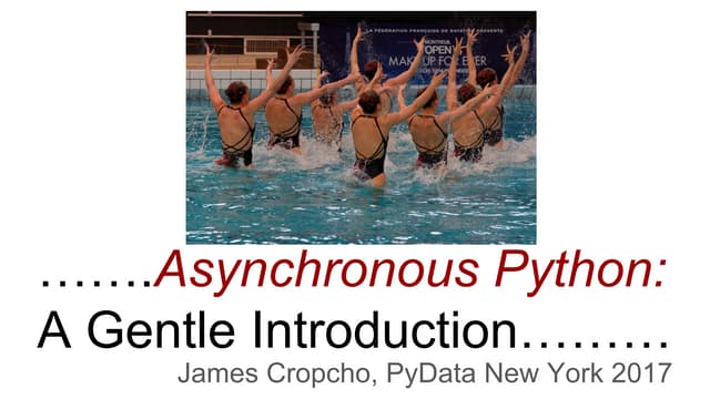 Asynchronous Python A Gentle Introduction | PDF | Web Development ... Asynchronous Python A Gentle Introduction | PDF | Web Development ...