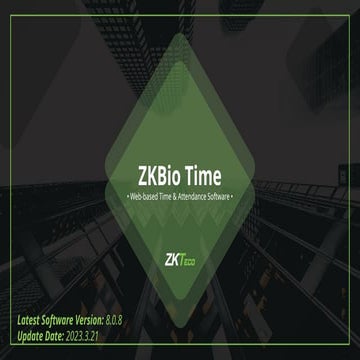 ZKBio Time 8.0.8 Marketing Guide for Partners.pptx