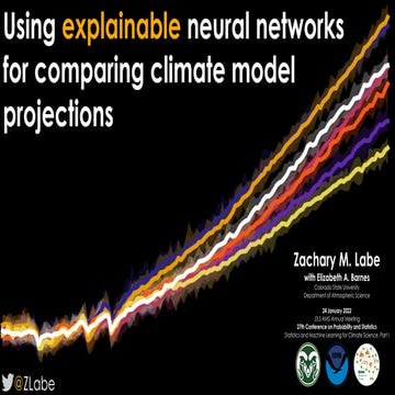 Using explainable neural networks for comparing climate model projections | PDF