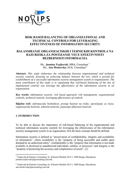 Computer Emergency Response Team for Health Care Sector (CERT-H) | PDF