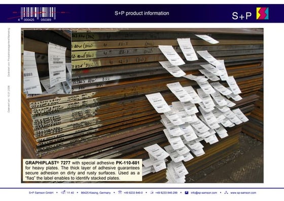 S+P Bloom Labeling 450°C | PPT