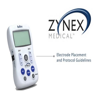 ZMPCZM017000.12.03 Neuromove Electrode placement chart | PDF