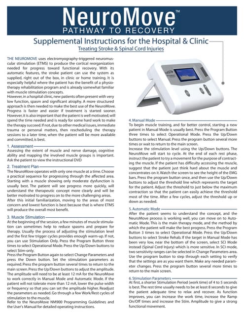 Neuromove training presentation