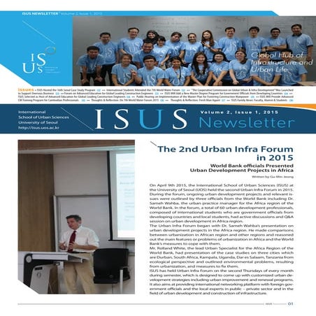 ISUS Newsletter vol.1 | PDF