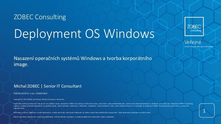 Deployment Os Windows