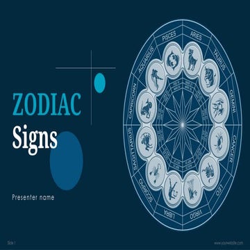 Zodiac Signs PowerPoint Template . ..... | PPTX