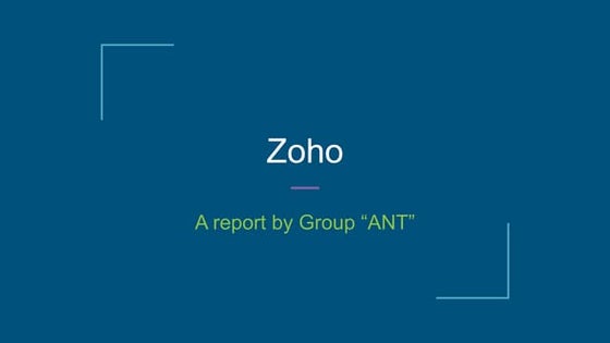 Introduction to zoho people | PPT
