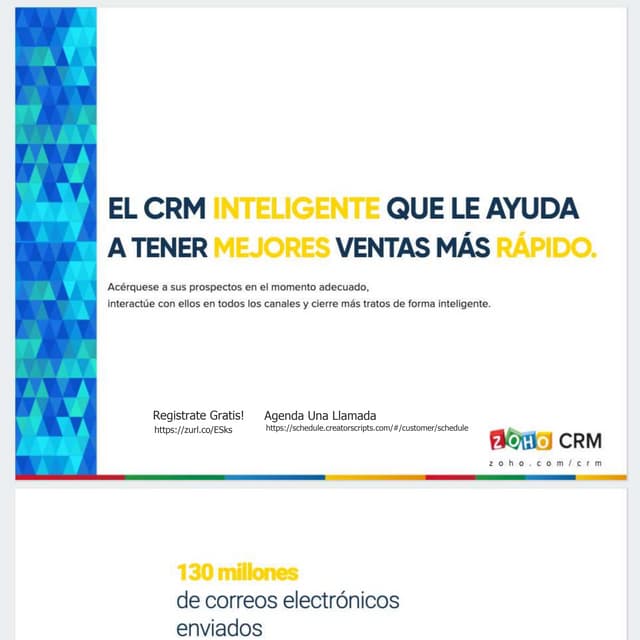 Zoho CRM Brochure en Español | PDF