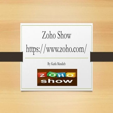 Zoho Show | PPT