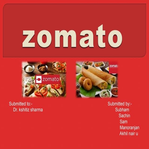 Zomato | PPTX
