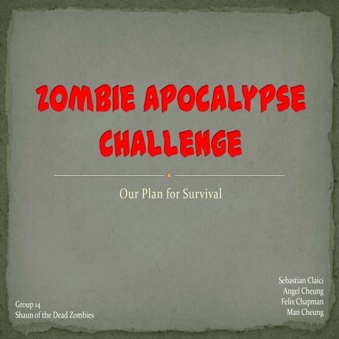 Zombie Presentation | PPTX