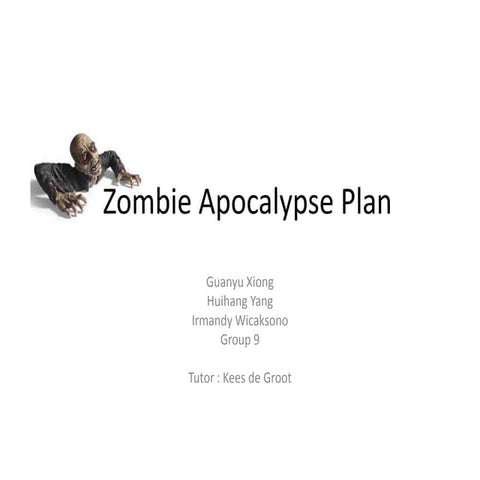 Zombie apocalypse plan | PPT