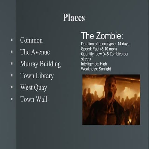 Zombie Apocalypse | PPTX