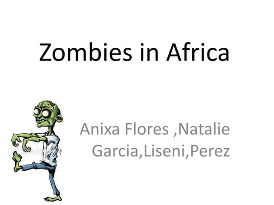 Zombie apocalypse jf as | PPT