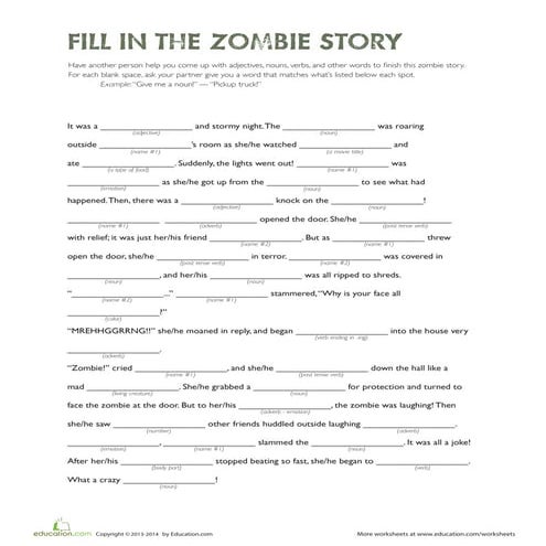 Zombie story | PDF