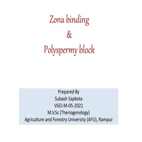 Zona binding & Polyspermy block.pptx
