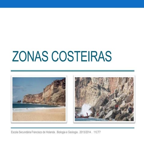 Os diferentes aspetos da costa | PPTX