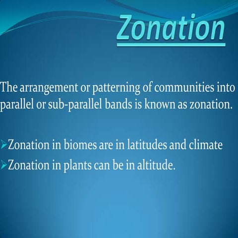Zonation | PPTX