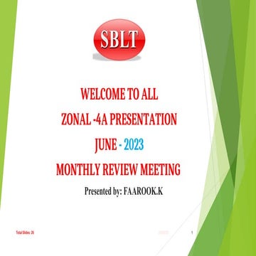 Zone 4A PPT REPORT - JUNE 2023 powerpoint slideshow | PPT