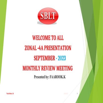 Zone 4A PPT REPORT - September-23 slideshow | PPT