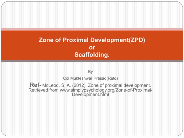 Zone of proximal development | PPTX