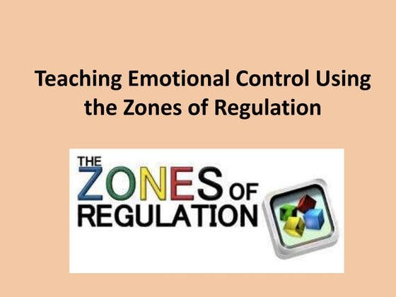 Zones of Regulation | PDF | Science