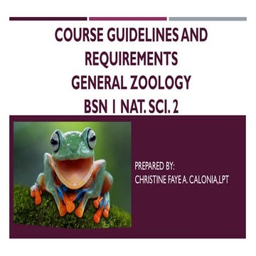 BSc Zoology UG CBCS Syllabus WEF AY 2025-26 | PDF