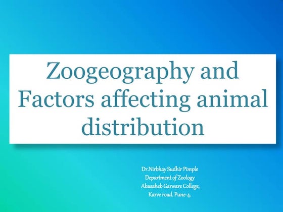 Zoogeography | PPTX | Reptiles | Pets