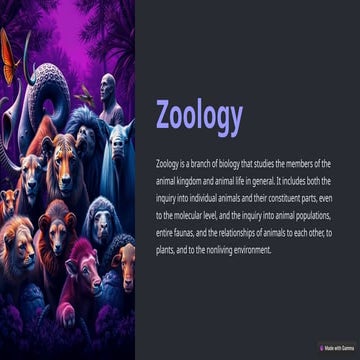 Zoology and history , genesis of biology | PDF