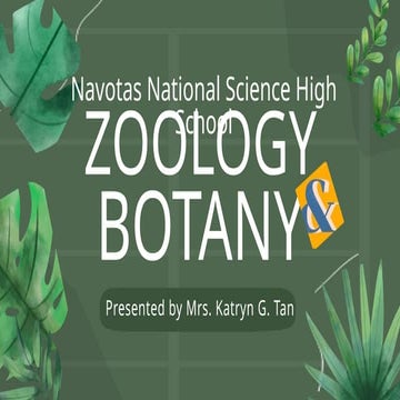Zoology & Botany Week 2 scope and coverage.pptx