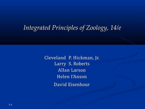 zoology introduction lecture notes.pptx. | PPT