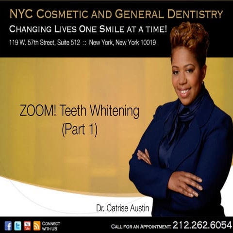 Zoom! teeth whitening part 1 (new york cosmetic dentist 10019) | PPT