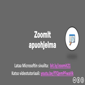 ZoomIT pikanäppäimet | PPT