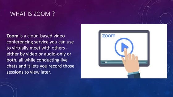 Intro to zoom | PPTX