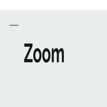 Zoom presentation | PDF