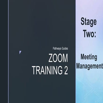 Zoom training 2 | PPTX