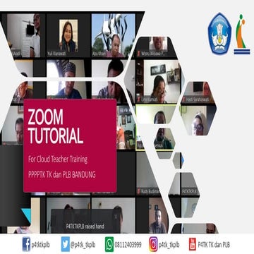 Zoom Tutorial for Cloud Teacher Training of Kindergarten and Special ...