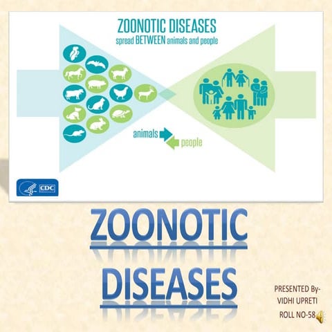 Common Zoonotic Diseases in human beings ppt | PPTX