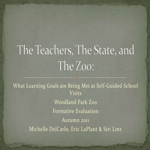 Zoo ppt (1) | PPT