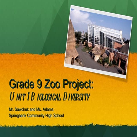 Zoo project slide show | PPT