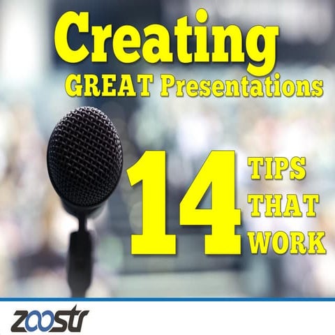 How to make great presentations | PPT