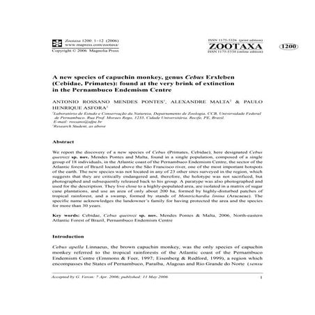 Zootaxa | PDF