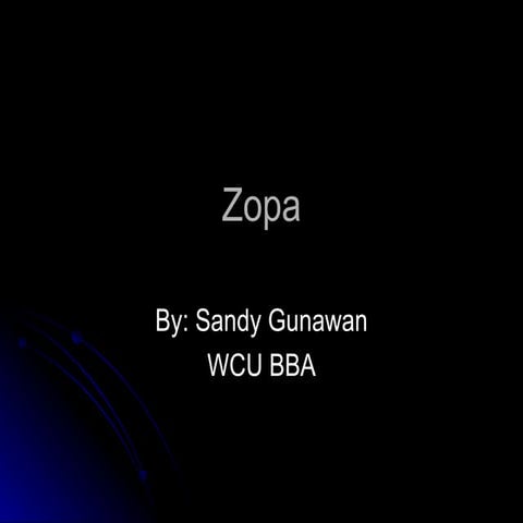 Zopa | PPT