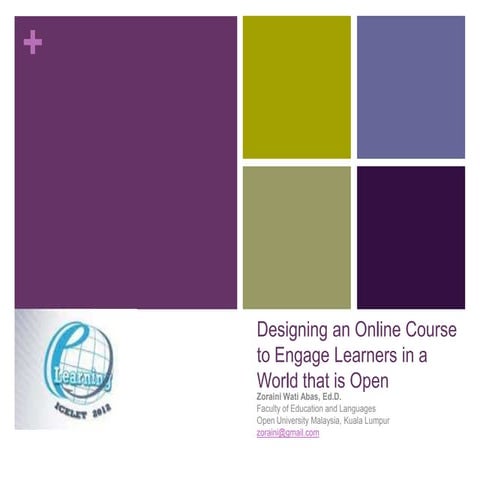Designing an Online Course to Engage Learners in a World that is Open ...